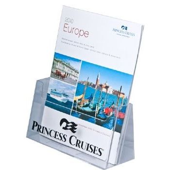 LIT811, Countertop Brochure Holder for 8 1/2" Wide Brochures - POP2GO ...